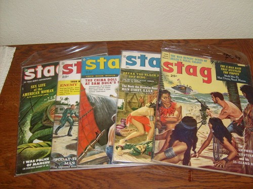 5 vintage STAG magazines from 1953 to 1960 | eBay
