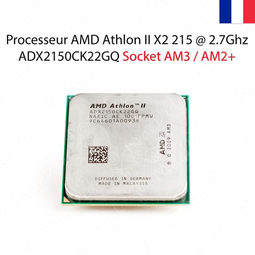 ADX2150CK22GQ Processeur AMD Athlon II X2 215 @ 2.7Ghz Socket AM3 / AM2 ...