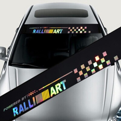 RALLI-ART Car Front Windshield Decal Vinyl Sticker Auto Window ...