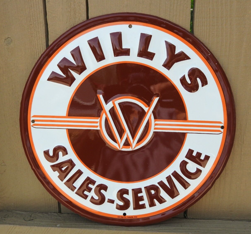 Willys Motor Company NEW Sign 11 3/4" Embossed Stamped Steel Jeep Mopar ...