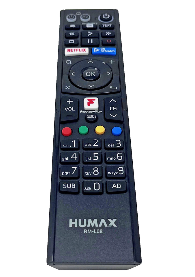 New RM-L08 Genuine Remote Control For Humax TV Recorder FVP-4000T FVP ...