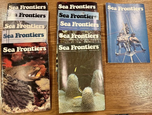 11 issues of Sea Frontiers magazine (1979, 1980, 1981) | eBay