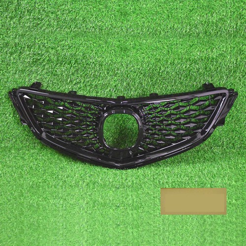 Front Bumper Grill For 2015-2017 Acura TLX Gloss Black Grill Assembly ...