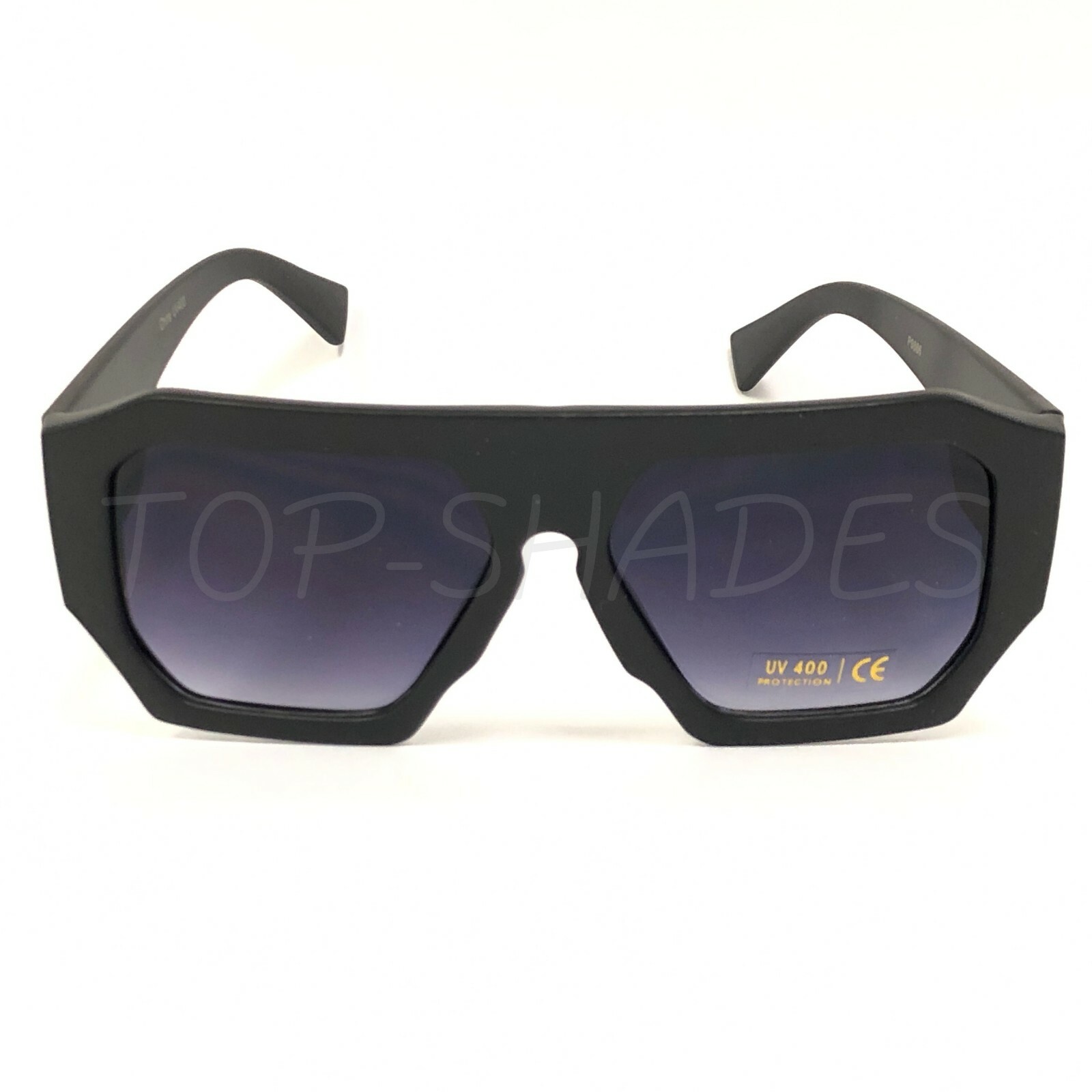 Men Sunglasses Fashion Black Oversize Big Designer Square Rapper Rap ...
