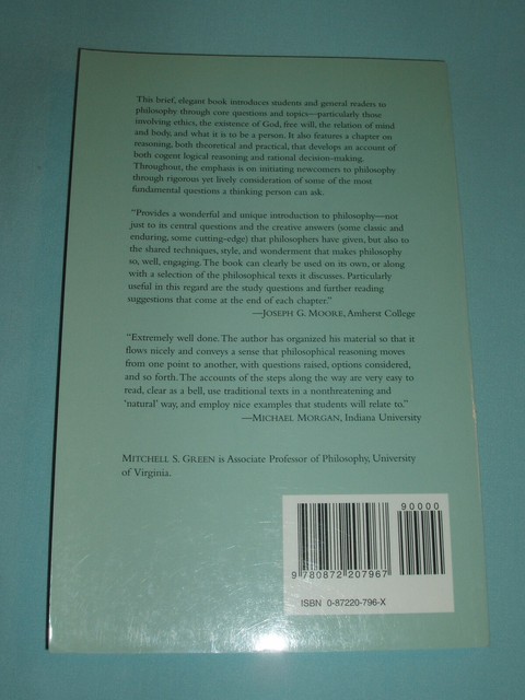 Engaging Philosophy : A Brief Introduction by Mitchell S. Green (2006 ...