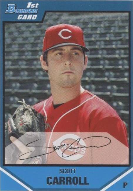2007 Bowman Draft Picks & Prospects - Prospects Scott Carroll #BDPP31 ...