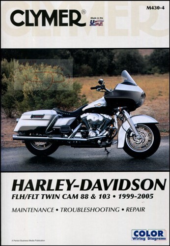 HARLEY DAVIDSON SHOP MANUAL SERVICE REPAIR BOOK CLYMER FLH FLT TWIN CAM ...