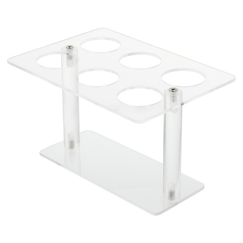 Clear Dessert Display Stand Storage Shelf Transparent Ice Cream Holder ...