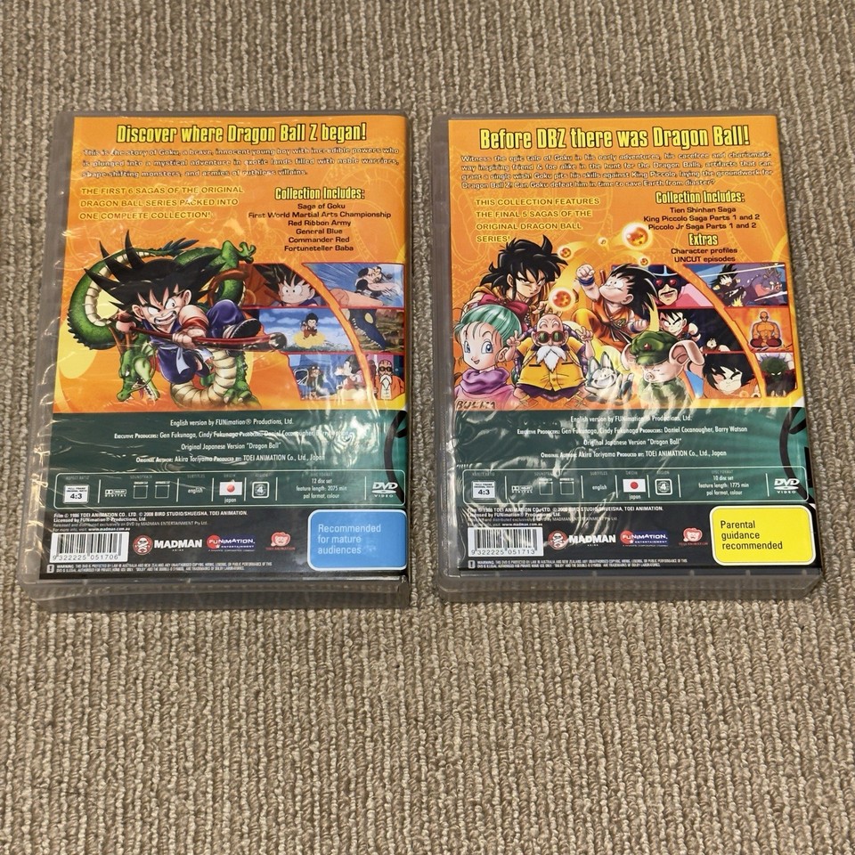 Dragon Ball DVD Lot DBZ Seasons 1 9 GT Kai Super Collections Bundle | eBay