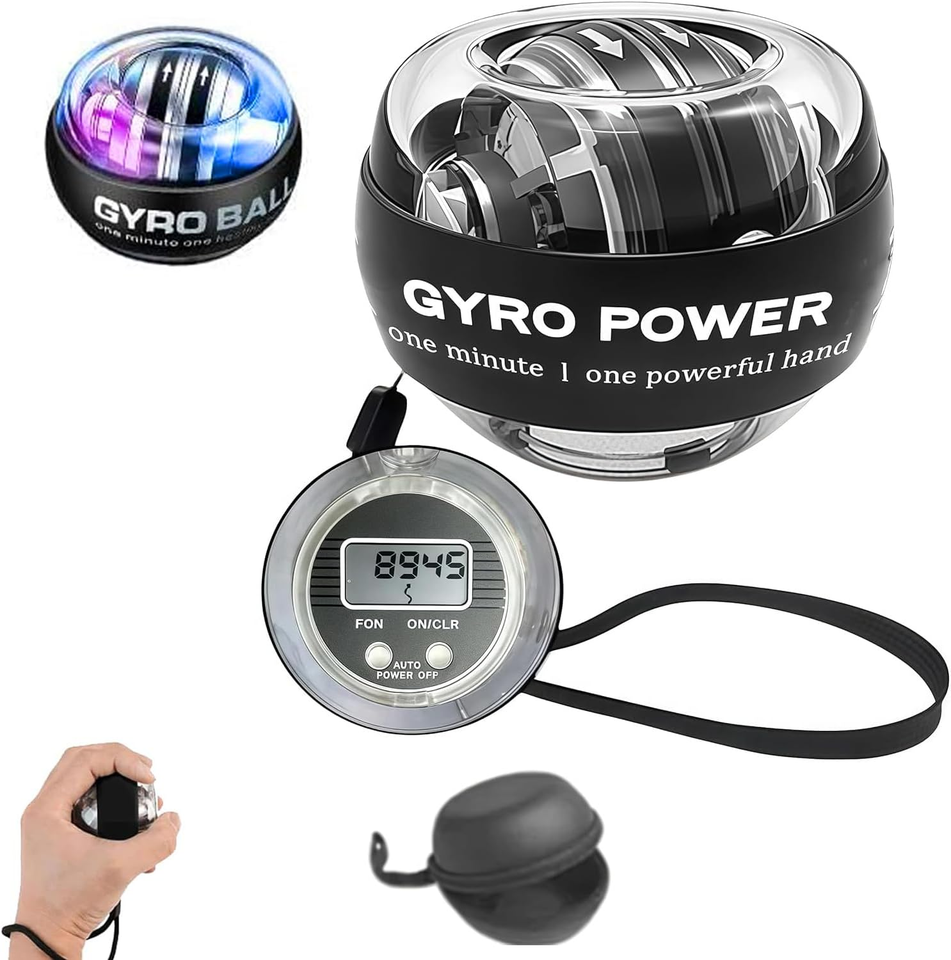 Auto Start Wrist Gyro Ball Trainer Hand Forearm Strengthener Exercise ...