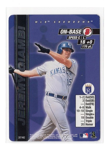 Baseball Card - 2000 Jeremy Giambi 207/462 - Kansas City Royals 00 MLB ...