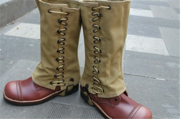 Military WWII US Army Canvas Leg Wrappings Leggings Gaiters Field Gear ...