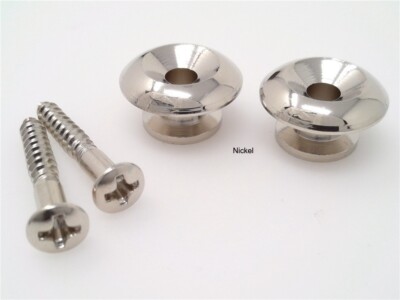 True Custom Shop® Nickel Oversized 17mm Strap Buttons for Gibson ...