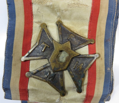 VINTAGE KNIGHTS OF COLUMBUS KoC SASH WITH TFMM CROSS (INV42429) | eBay