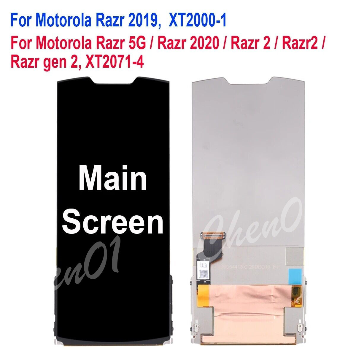 6.2" OEM For Motorola Razr 5G 2020 XT2071-4 LCD Display Touch Screen ...