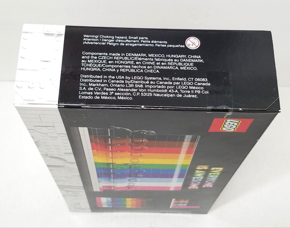 LEGO 40516 Everyone is Awesome Rainbow Pride Gay Lesbian 346 pieces ...