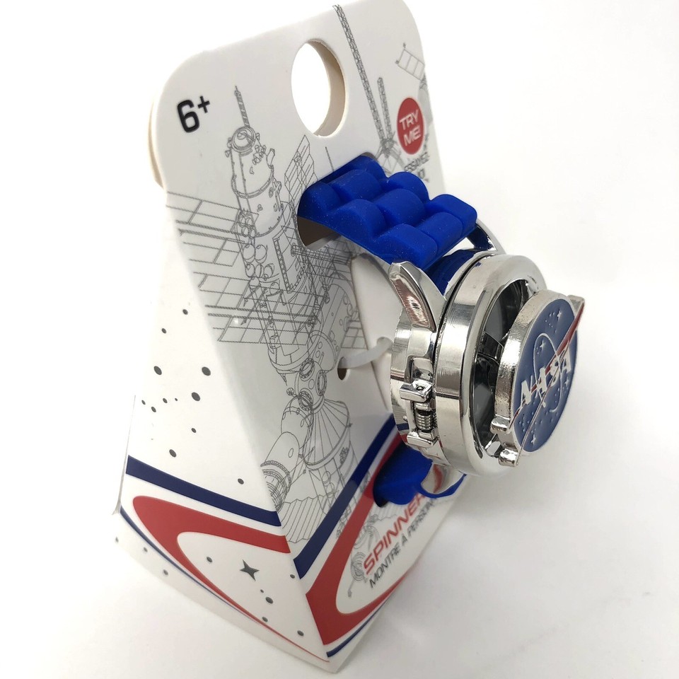 Nasa Logo Watch Kids Analogue Wristwatch Metal Spinner New | eBay