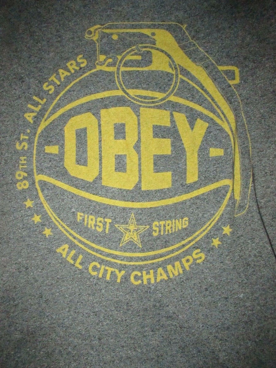 Obey Clothing Logo New York Photo Classic T Shirt