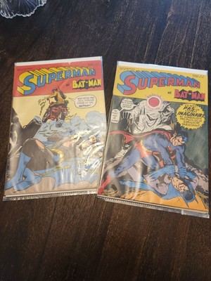 1971 #46 & 47 Superman and Batman. French Copy. Sealed In PVC Free Protector. | eBay