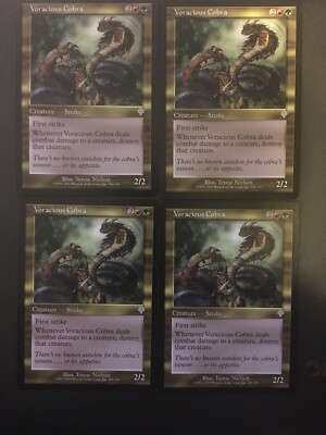 Magic The Gathering MTG - Invasion - Voracious Cobra x4 | eBay