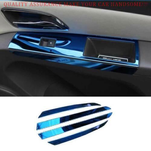 For Chevy Cruze 2010-2015 Blue Steel Inner Door Armrest Handle Cover ...