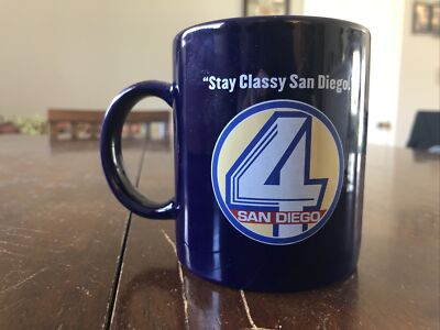 Anchorman Legend of Ron Burgundy Movie Promo 2004 Coffee Mug Cup Will ...