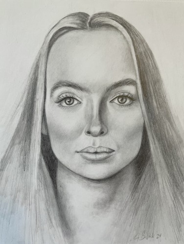 Jodie Comer Portrait Pencil Drawing By Jocelyn Bullock | eBay