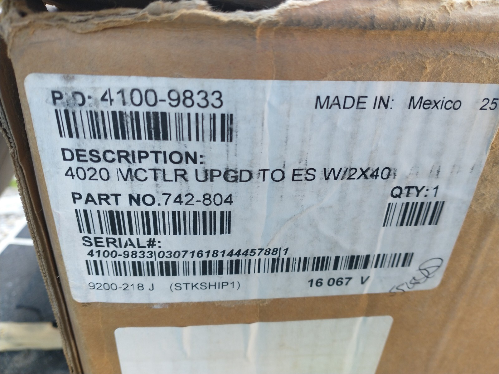 Simplex 4020 MCTLR UPGD to ES W/2x40, 742-804, 4100-9833 Fire Alarm | eBay