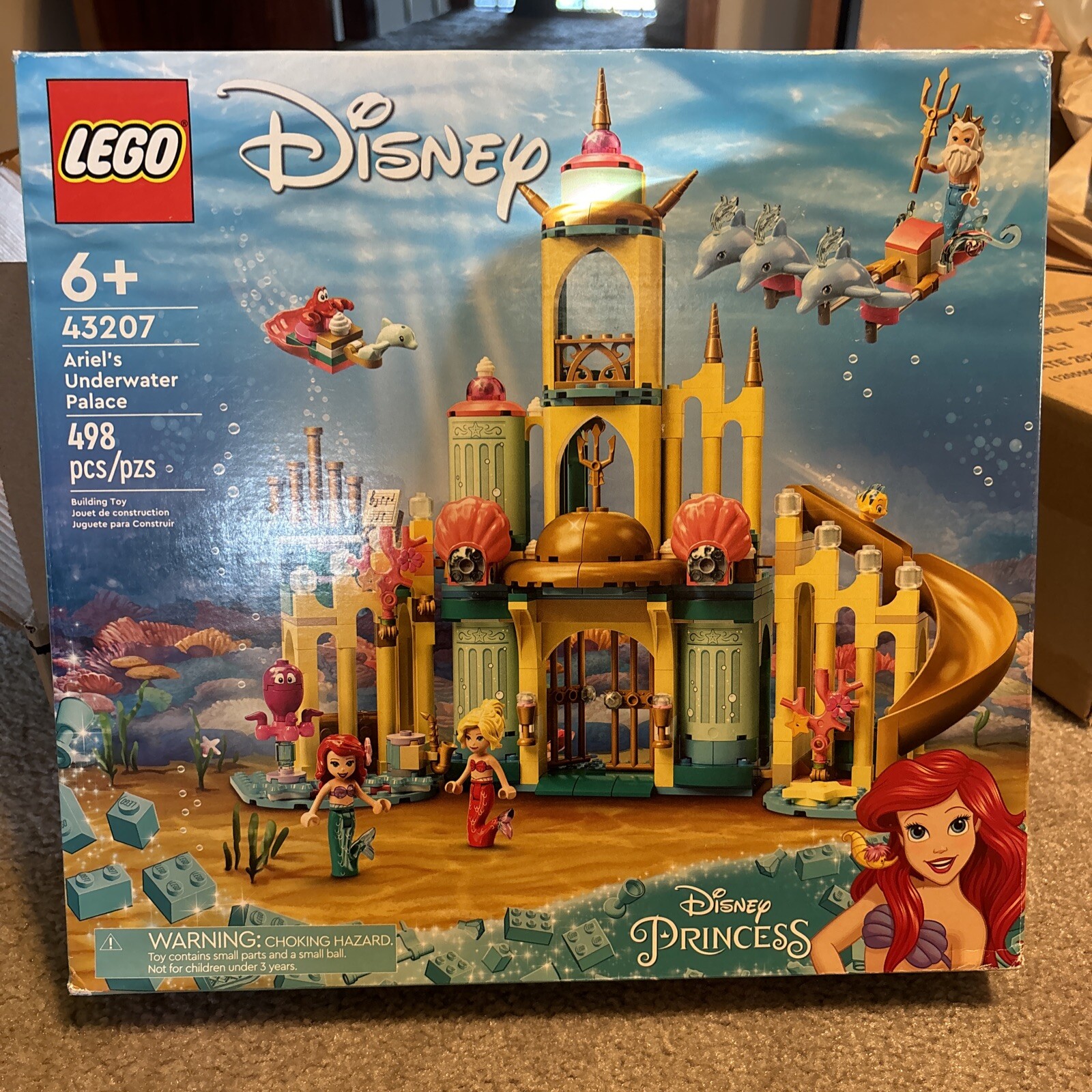 Disney Lego Little Mermaid Castle 43207 Ariel Triton | eBay