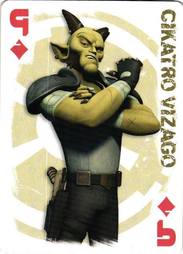 Cikatro Vizago 2015 Star Wars Rebels Playing Card from the Animated ...