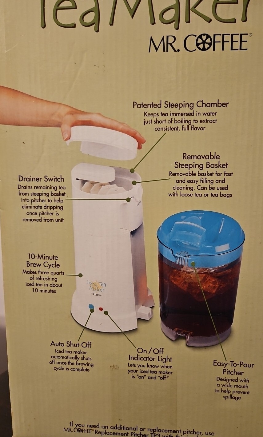 Mr. Coffee TM3 Iced Tea Pot Maker for sale online | eBay