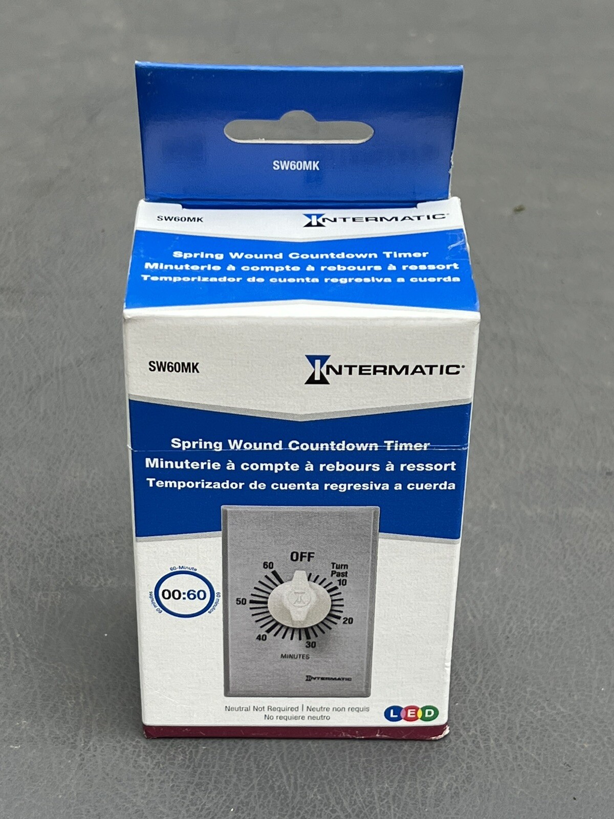 Intermatic SW60MK 20 Amp 60-Minute Indoor In-Wall Spring Wound Timer ...