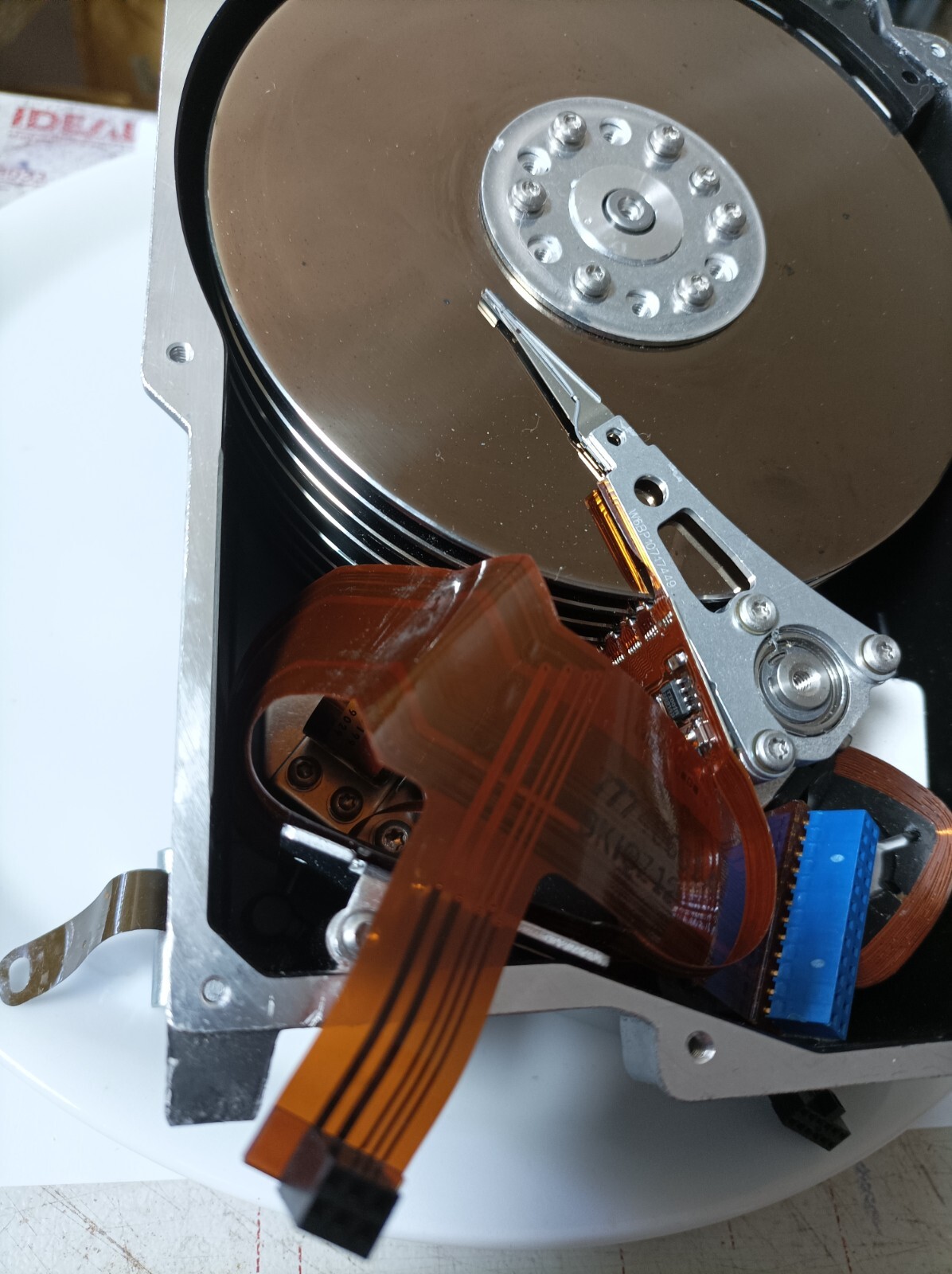 Vintage DEKO SEAGATE Festplatte HDD alt 1986 alte old geöffnet 70MB 💖 ...