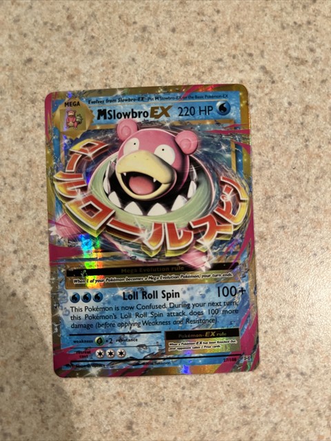 Pokémon TCG Mega-Slowbro-EX XY Evolutions 27/108 Holo Holo Rare EX for ...
