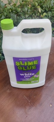 Maddie Rae's White Slime Glue - 1 Gallon Value Size - about 3/4 full | eBay