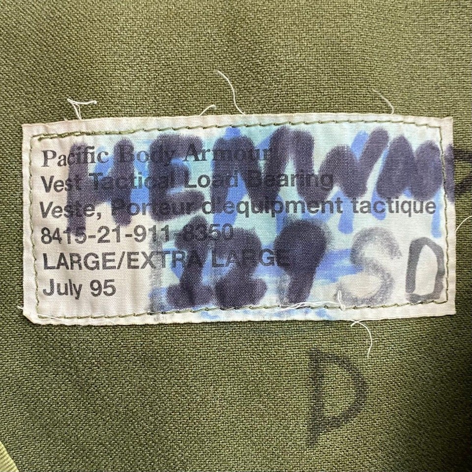 Canadian Army Tactical Vest 90s Used military L XL Functional Pack From ...