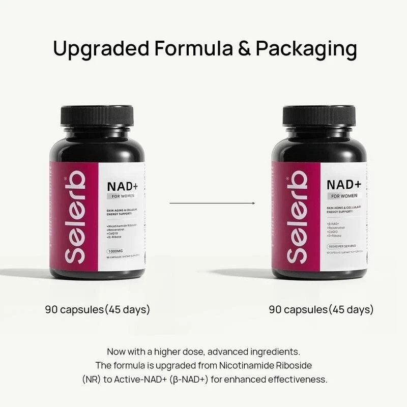 Selerb NAD+ For Women – 8-in-1 Liposomal Formula for Skin & Cellular ...