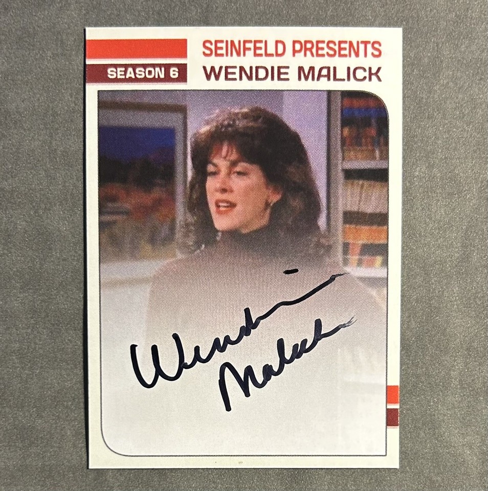 Wendie Malick SIGNED Custom Trading Card Autograph "The Kiss Hello ...