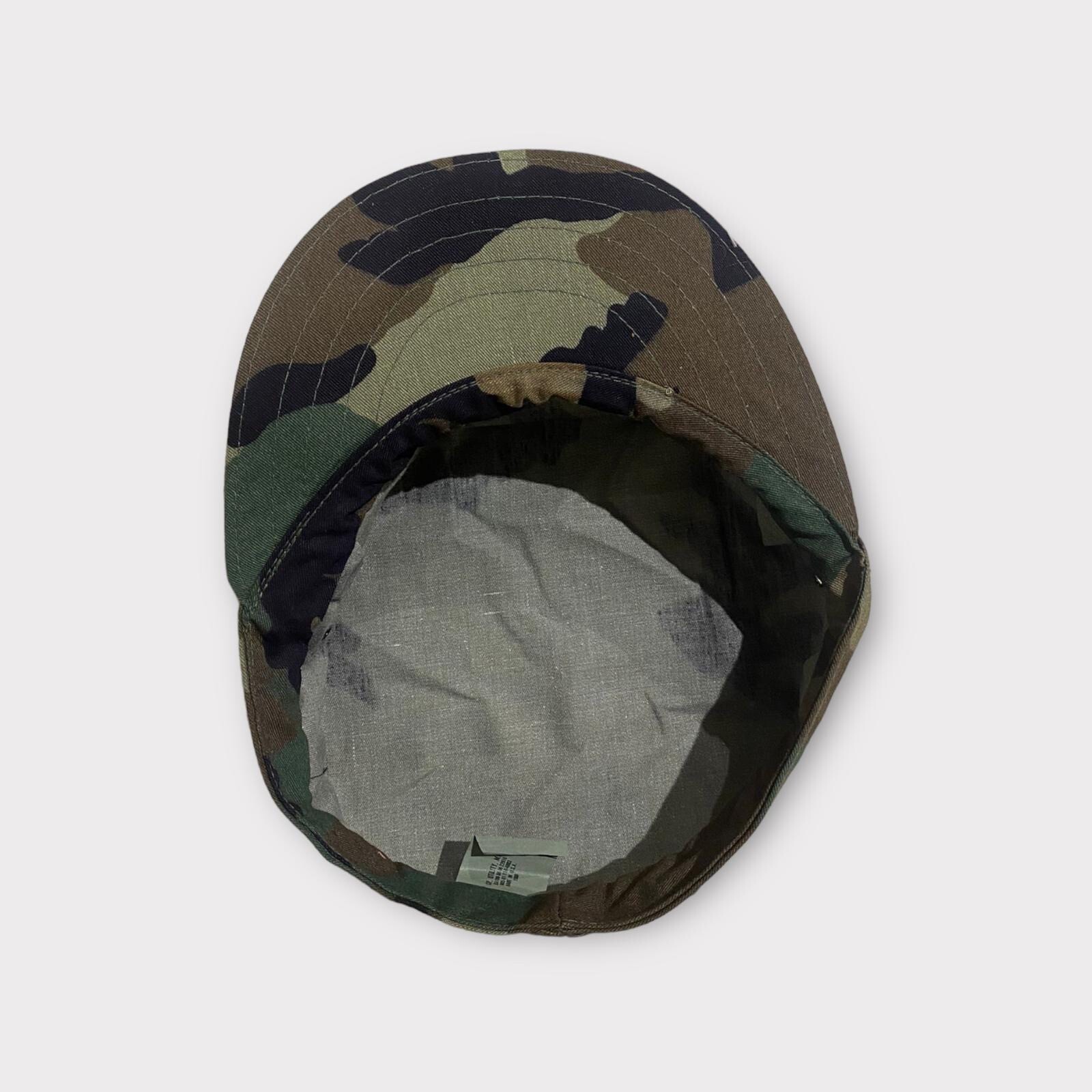 USMC US MARINES M81 WOODLAND 8 POINT UTILITY CAP COVER. EGA EMBLEM ...