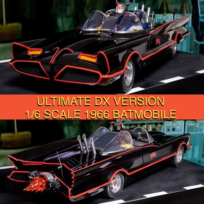 NIB Ultimate Deluxe Version 1966 Batmobile 1:6 Scale Model — DC Batman ...
