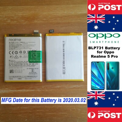 Oppo BLP731 GENUINE Battery for Realme 5 Pro 4035mAh Good Quality ...
