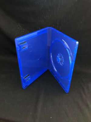 PS4 OFFICIAL BLUE GAMING COVER / CASES SINGLE DISC - 14MM - QUANTITY 5 ...