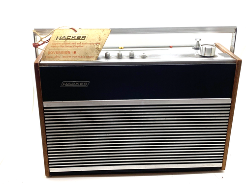 Hacker Sovereign III RP72 FM/MW/LW(AM) Portable Radio with original ...