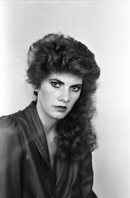 Vintage 1980's Photo Negative Fashion Model Beautiful Woman | eBay