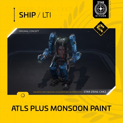 Star Citizen - ATLS (A.T.L.S.) + MONSOON PAINT - LTI - Original Concept ...