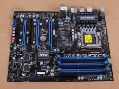 Original MSI MS-7522 X58 PRO LGA 1366 DDR3 Intel X58 motherboard USB ...