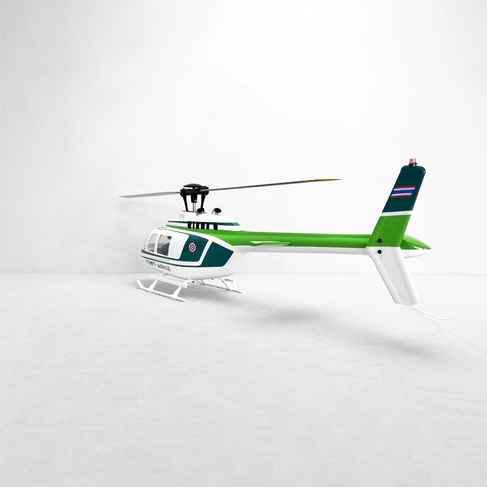 Roban 450 Size RTF B206 Green White RC Helicopter GPS Auto Return X1 Model | eBay