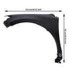 Fender For 2011-2014 Ford Edge Front Driver Side Primed Steel | eBay