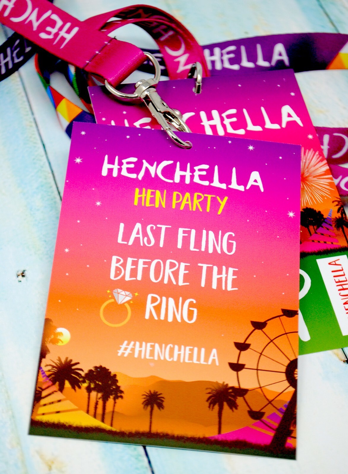HEN Festival Hen Party VIP Pass Lanyards | Hen Do Lanyard Dares | eBay UK