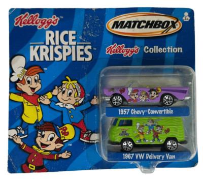 KELLOGG'S RICE KRISPIES 2 Cars MATCHBOX/MATTEL 2001 | eBay